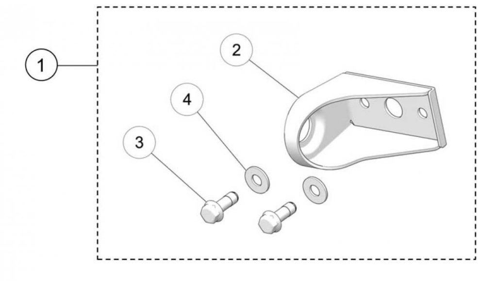 01 - S-KIT, ANTI-ROTATION, IS BRACKET - CAMSO ATV / UTV TRACK SYSTEMS