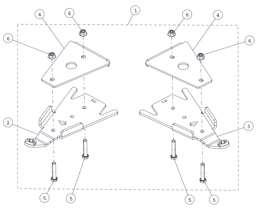 Front Bracket kit - CAMSO ATV / UTV TRACK SYSTEMS