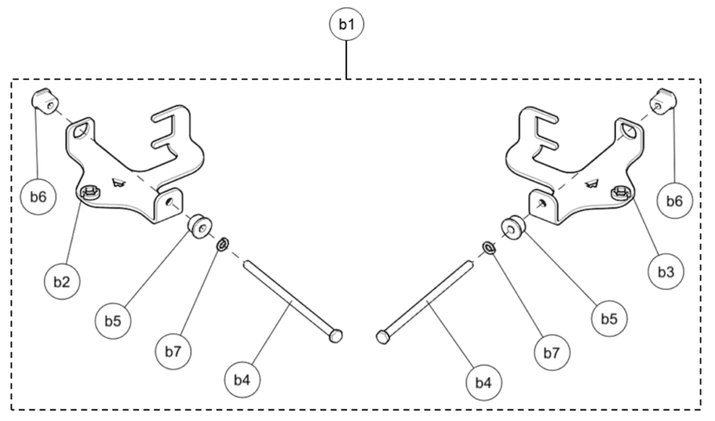 REAR BRACKET KIT - CAMSO ATV / UTV TRACK SYSTEMS