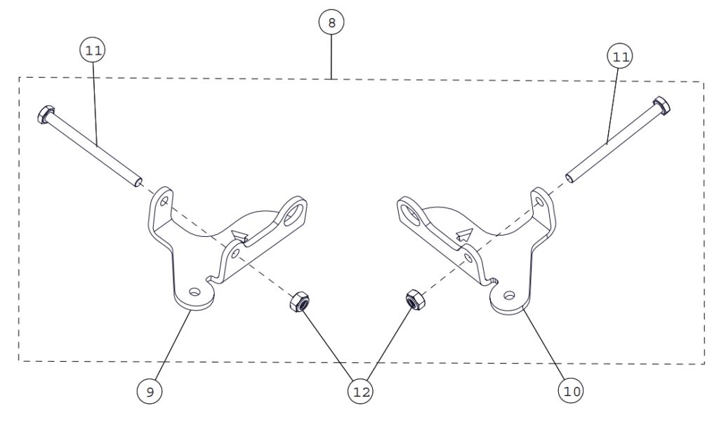 Rear Bracket Kit - CAMSO ATV / UTV TRACK SYSTEMS