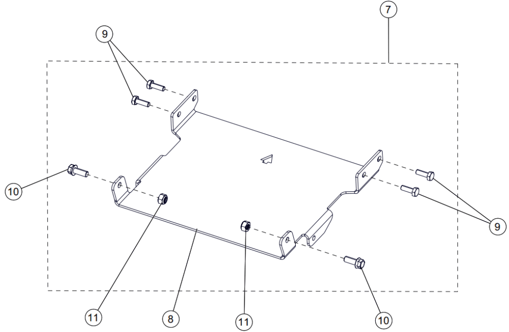 REAR BRACKET KIT - CAMSO ATV / UTV TRACK SYSTEMS